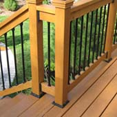Mounting Deck Railing Posts