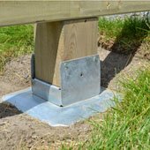 Ground Anchors: Deck Footing Foundations Instead Of Concrete