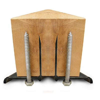 Titan Post Anchor - Wood posts Install Fast, Easy & Code Compliant